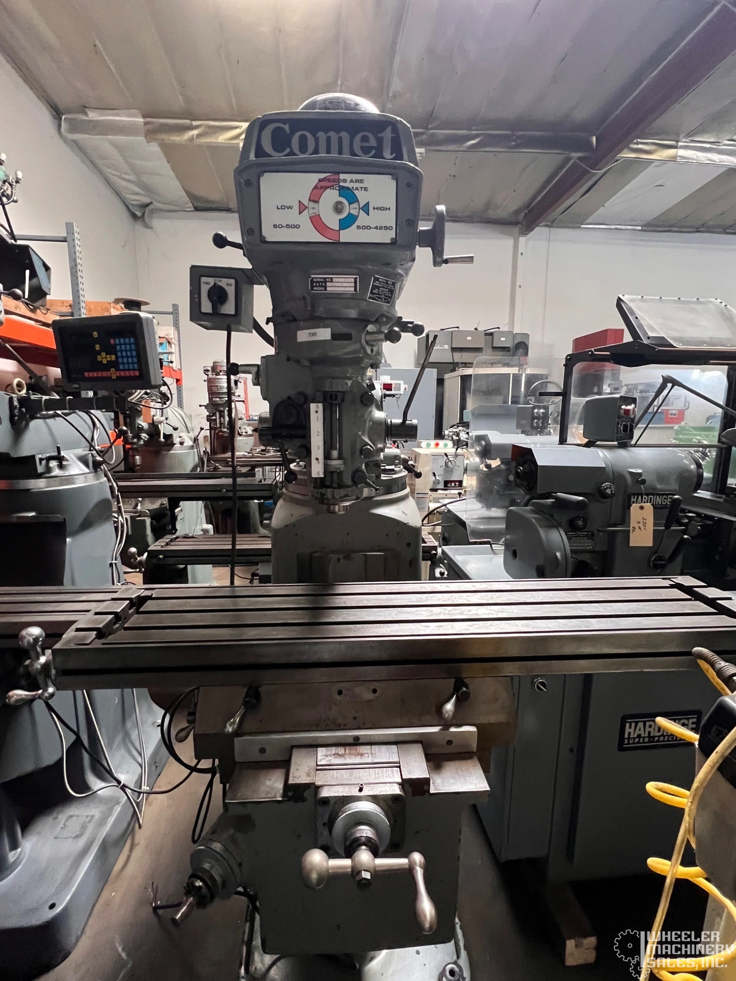 Used COMET 3KVFD MILLING MACHINES, VERTICAL 7095 | Wheeler Machinery Sales