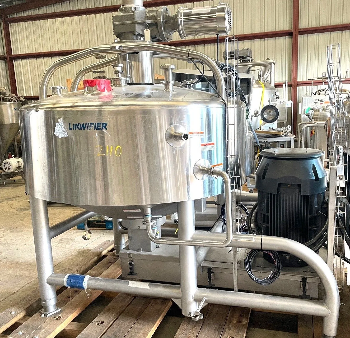 Used BREDDO LORWWSSD300 Gallon Likwifier BLENDERS / MIXERS 2110 ...