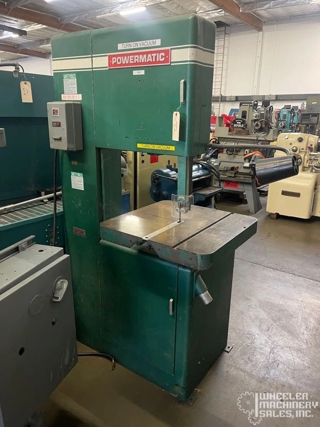 Used POWERMATIC 81 SAWS, BAND, VERTICAL 7050 | Wheeler Machinery Sales