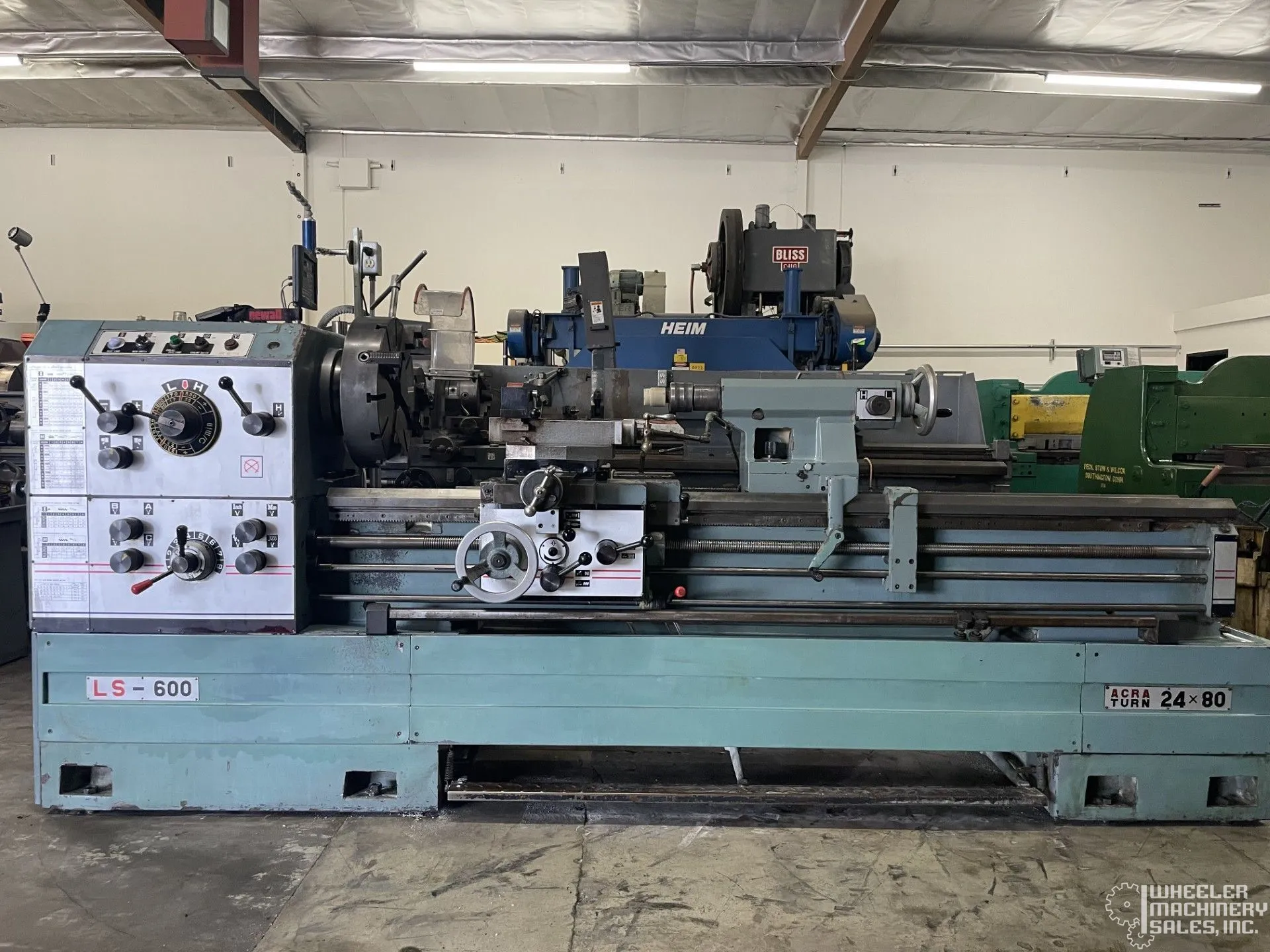 Used ACRA-TURN LS-600 LATHES, GAP, REMOVABLE GAP 7669 | Wheeler ...