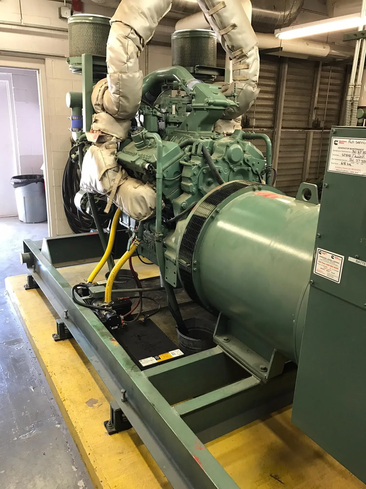 Detroit Diesel 12V92 - 500KW Diesel Generator Sets | Power Generation ...