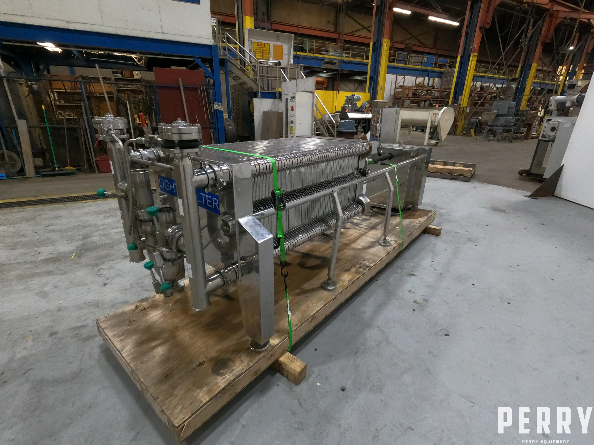 Used APV 24" x 24" Filter Plate & Frame 21689-03 | Perry Equipment