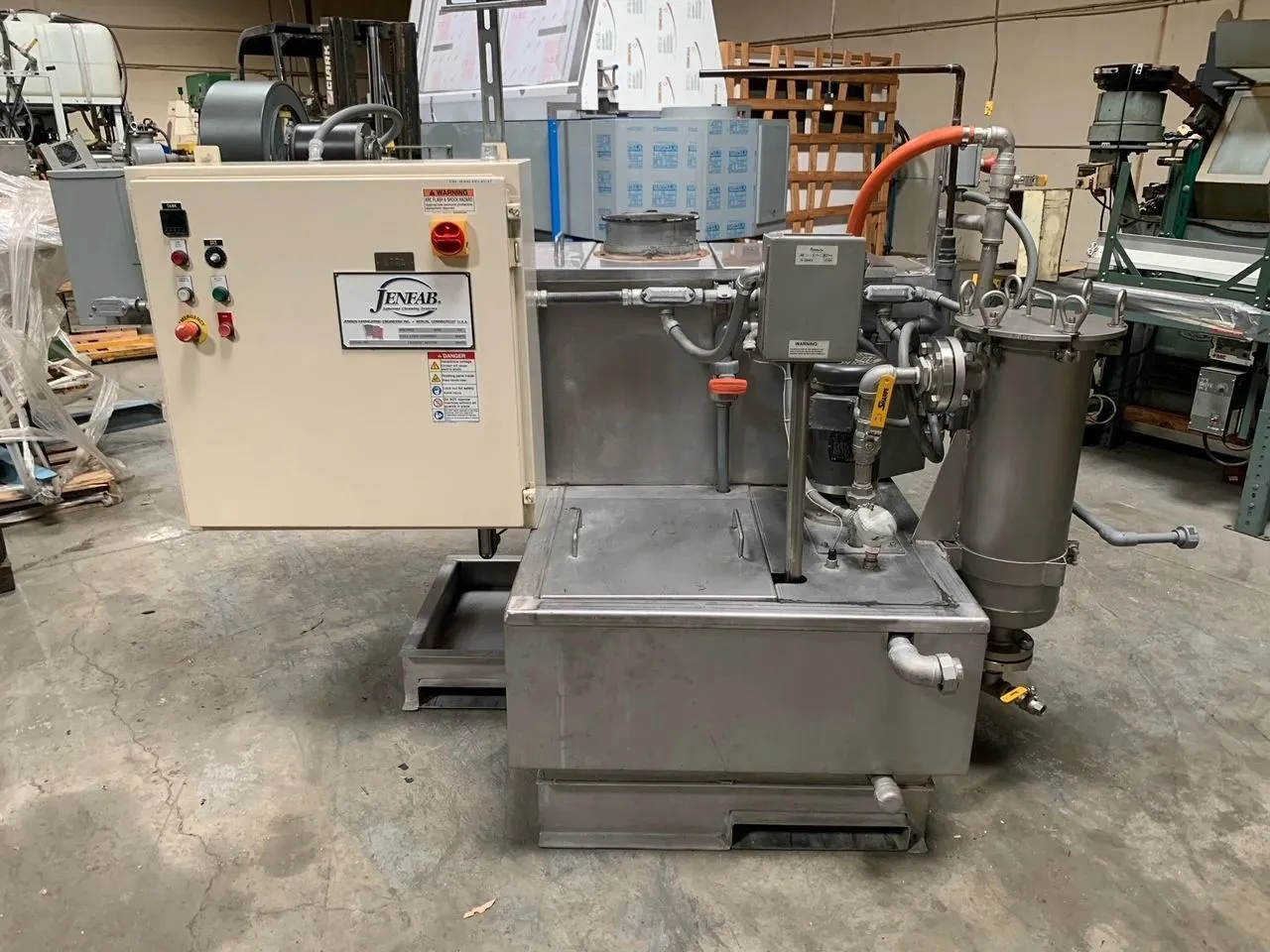 Used 2017 JENFAB LJ-15 Rotary Drum Washer | Benchmark Machine Tools
