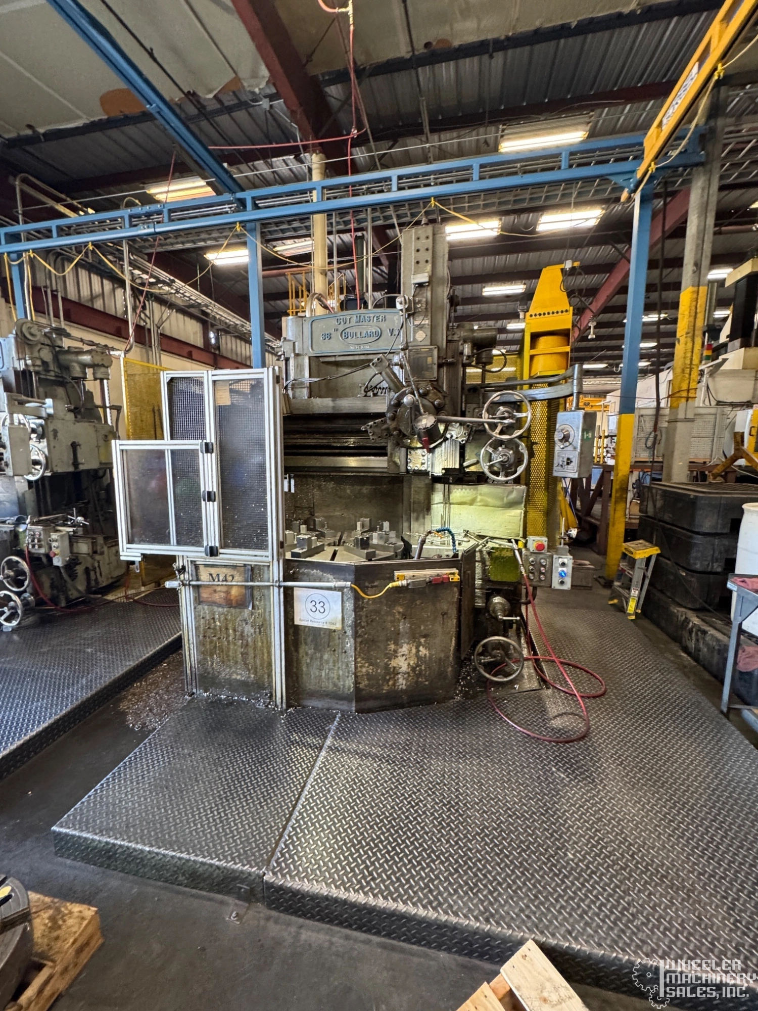 Used BULLARD 36" CUTMASTER BORING MILLS, VERT. (Including Vert. Turret ...