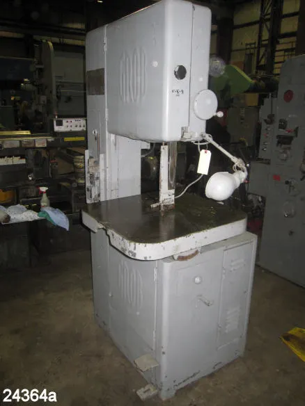 Used GROB NS-18 Vertical Band Saw 24364 | Kempler Machinery