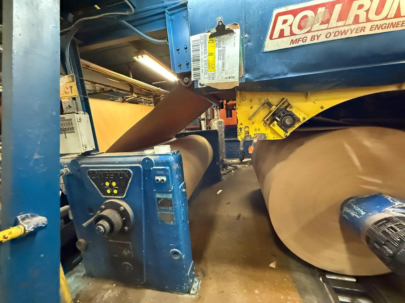 Used LANGSTON MWU Double Wall / 5-Ply Corrugating Line, Complete ...