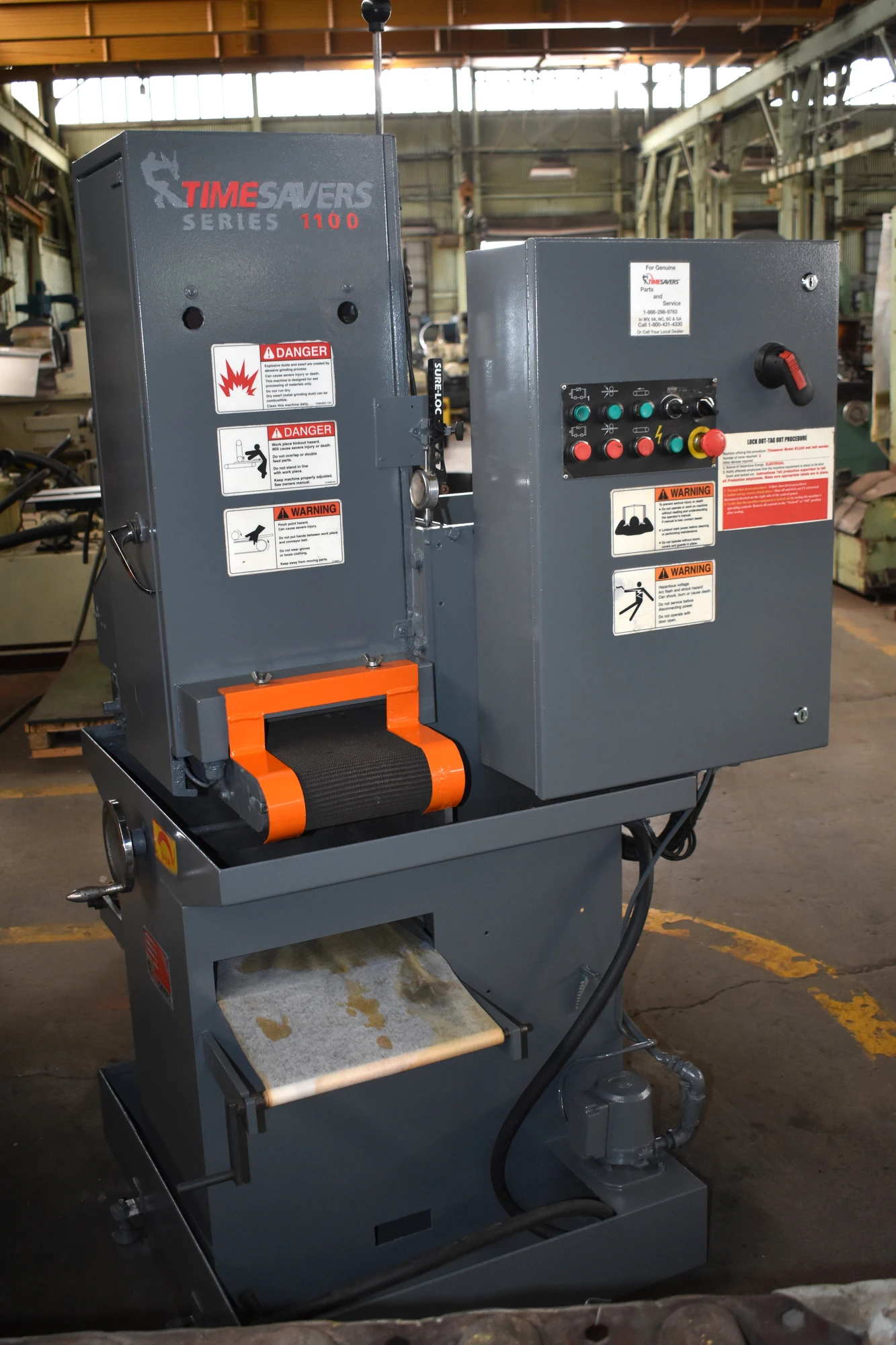 Used TIMESAVERS 1111-11-0 Abrasive Belt Grinders 30351 | Mohawk Machinery