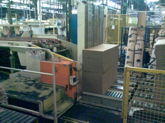 Used 1968 SIMON 350 Conversion Line, Flexo Folder Gluers FFG-623 ...