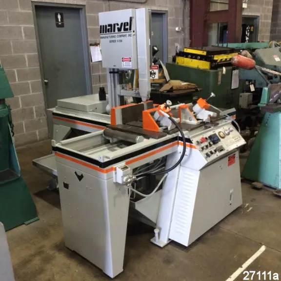 USED 10" X 10" MARVEL AUTOMATIC VERTICAL BAND SAW #27111 | Kempler ...