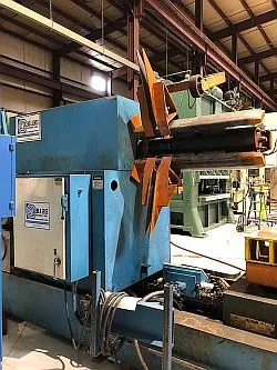 36” wide x 20,000# Dallas Motorized Coil Reel | Rygate LLC