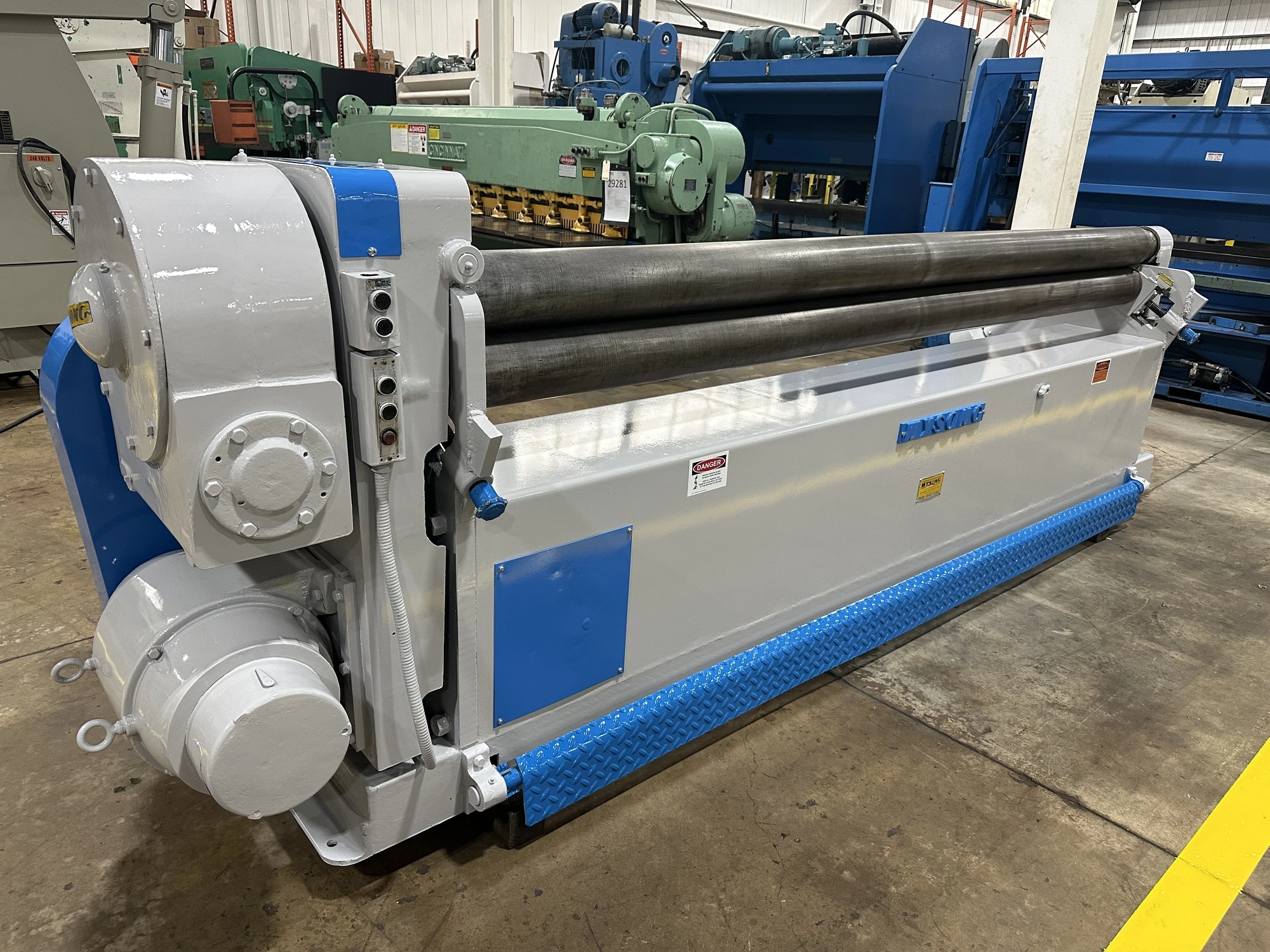Used 10 Ft. X 12 Ga. Wysong Model #D-120 Plate Roll #29290 | Kempler ...