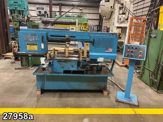 Used 13" X 21" DoAll Mitering Horizontal Band Saw #27958 | Kempler ...