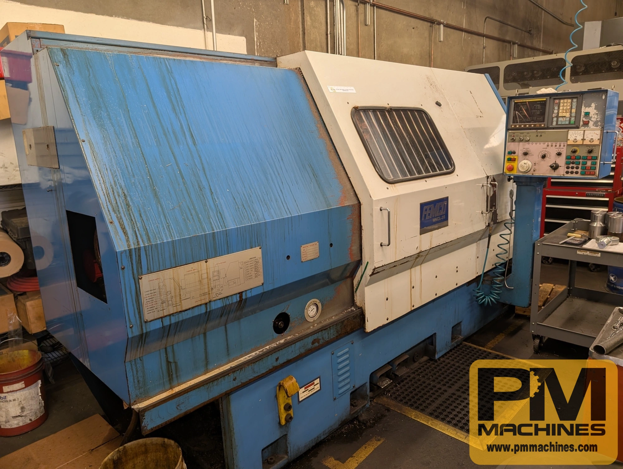 Used 1991 FEMCO WNCL-35 CNC Lathes 81088929 | PM Machines