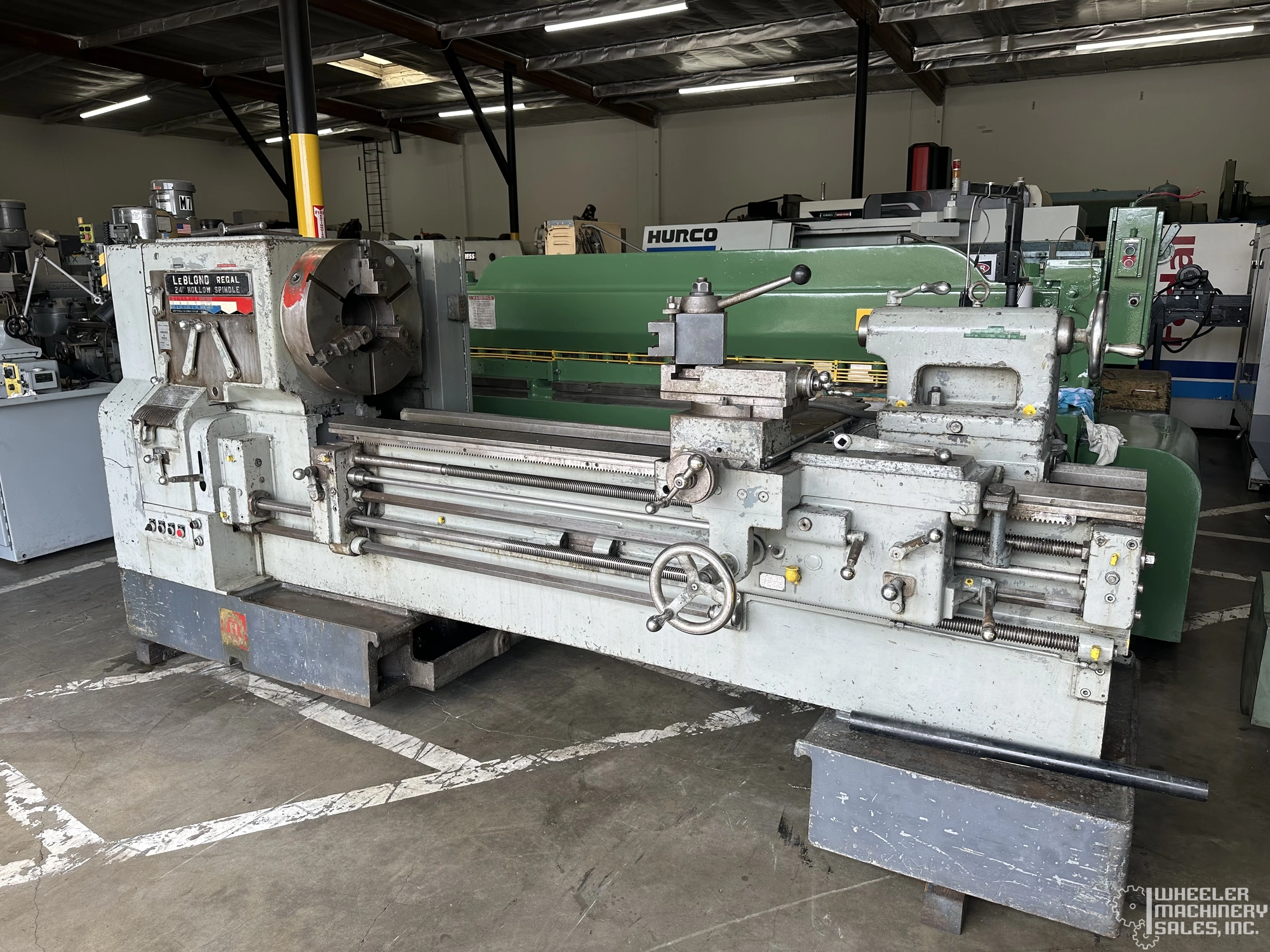 Used LE BLOND 24" HOLLOW SPINDLE LATHES, OIL FIELD & HOLLOW SPINDLE ...