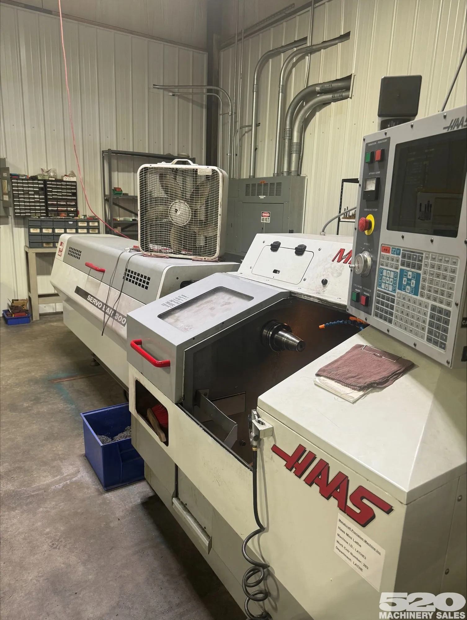 Used 2001 HAAS MINI LATHE CNC Lathes. 23039 | 520 Machinery Sales LLC