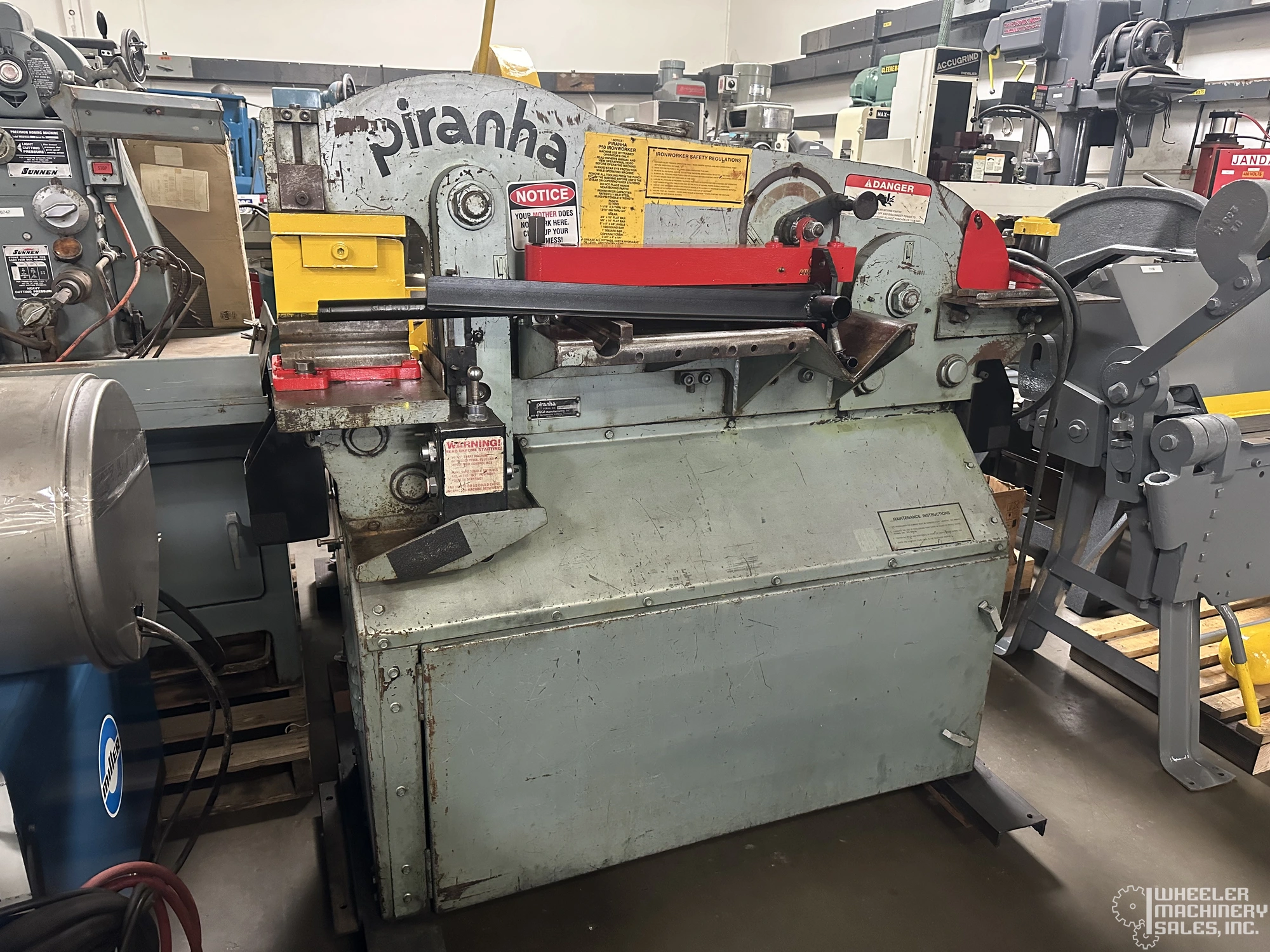 Used PIRANHA P-50 PUNCHES, IRONWORKERS 7188 | Wheeler Machinery Sales