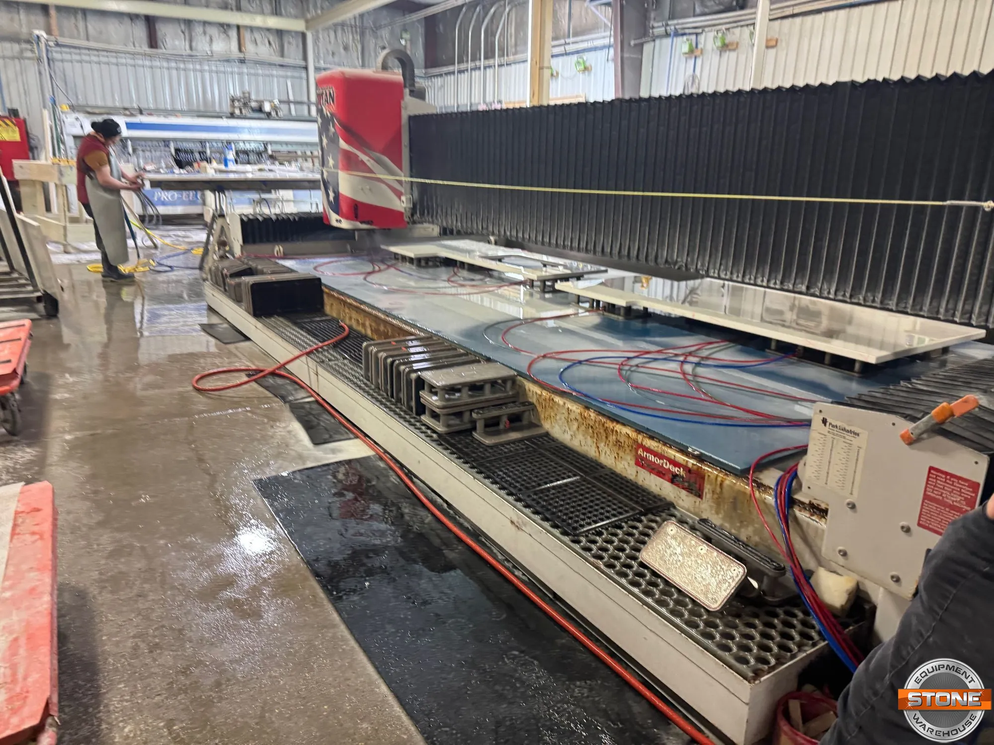 Used 2016 PARK INDUSTRIES TITAN 2800 CNC Stone Centers 18309 | STONE EQUIPMENT WAREHOUSE