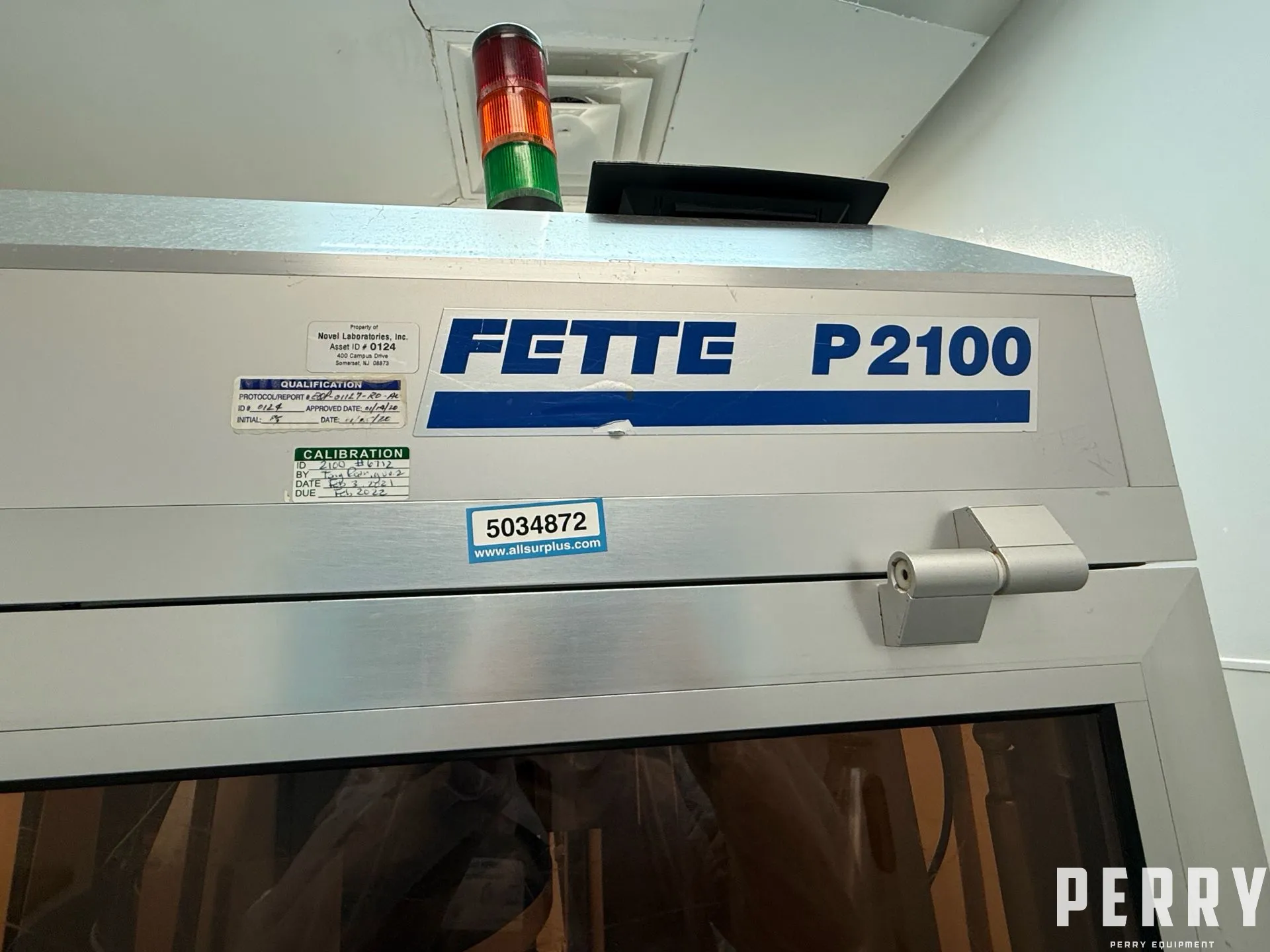 Used 1994 FETTE P2100 Press Tablet Rotary 887-872 | Perry Equipment