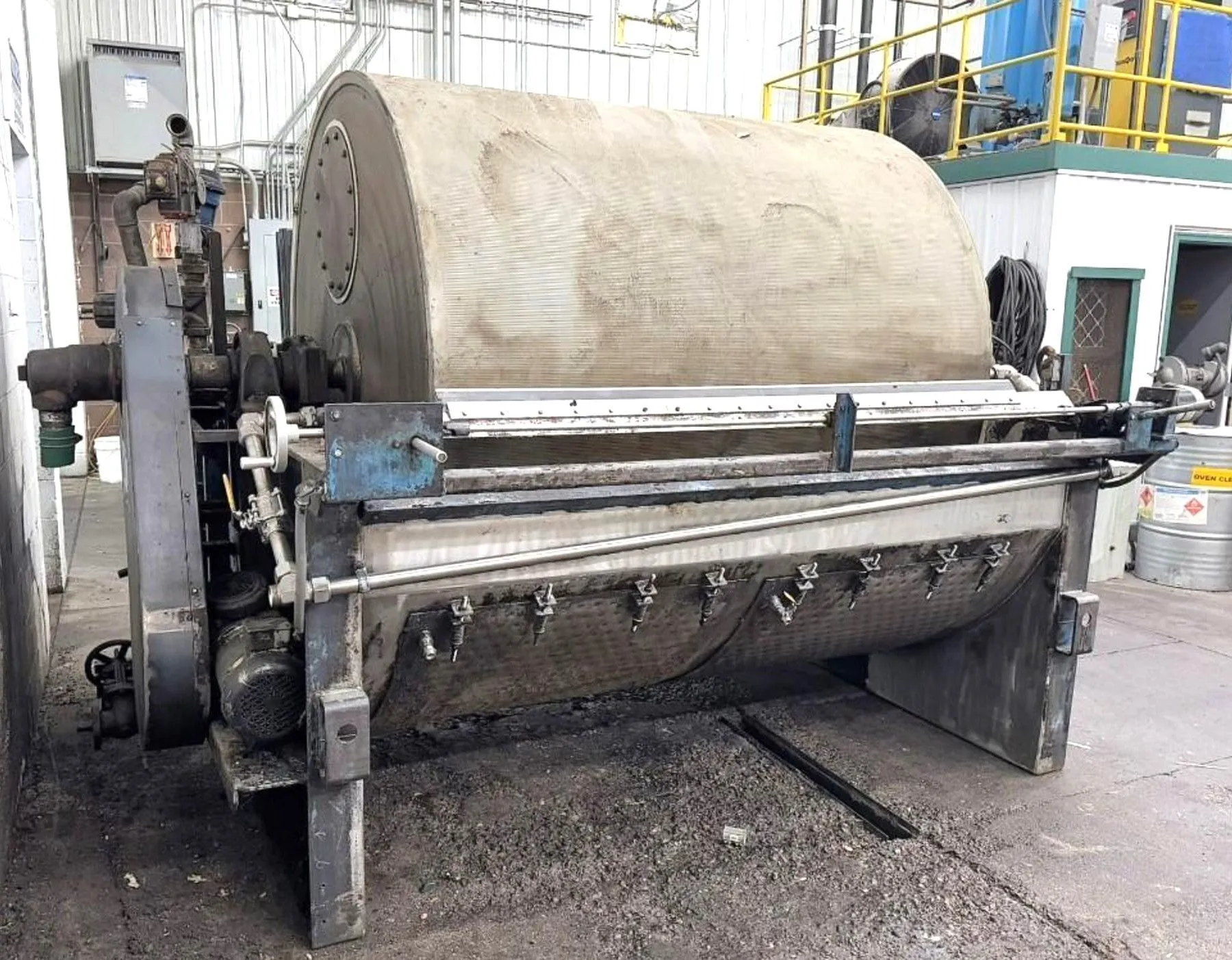 Used ALAR 6x6 Rotary Vacuum Drum Filter FILTERS 2124 | EcReCon Inc