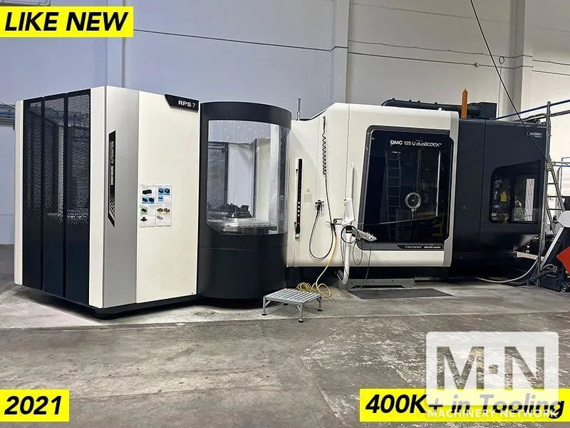 DMG DMC 125 U duoBLOCK 5 Axis CNC Universal Machining Center with APC ...