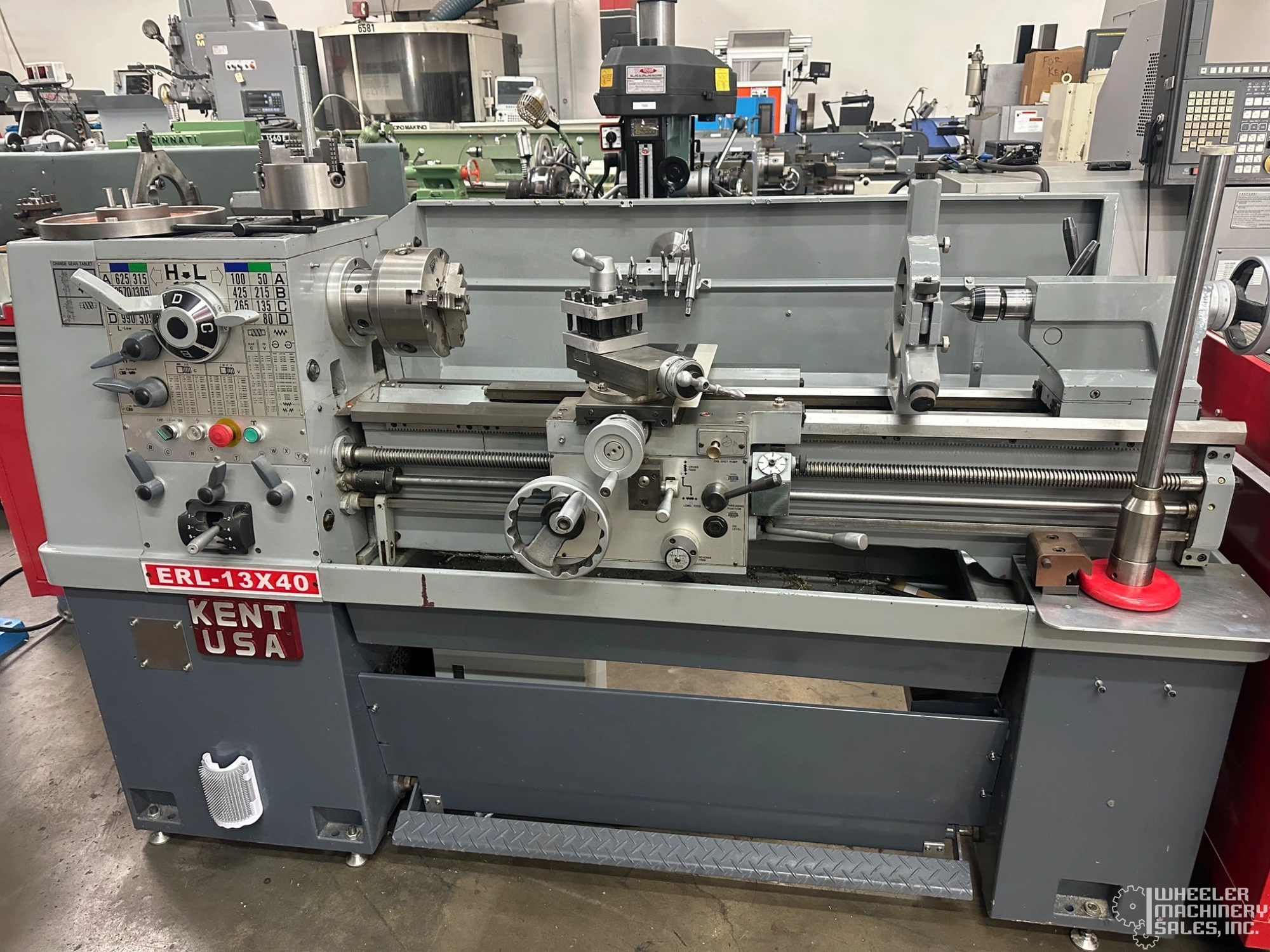Used 2002 KENT ERL-13X40 LATHES, ENGINE 7559 | Wheeler Machinery Sales