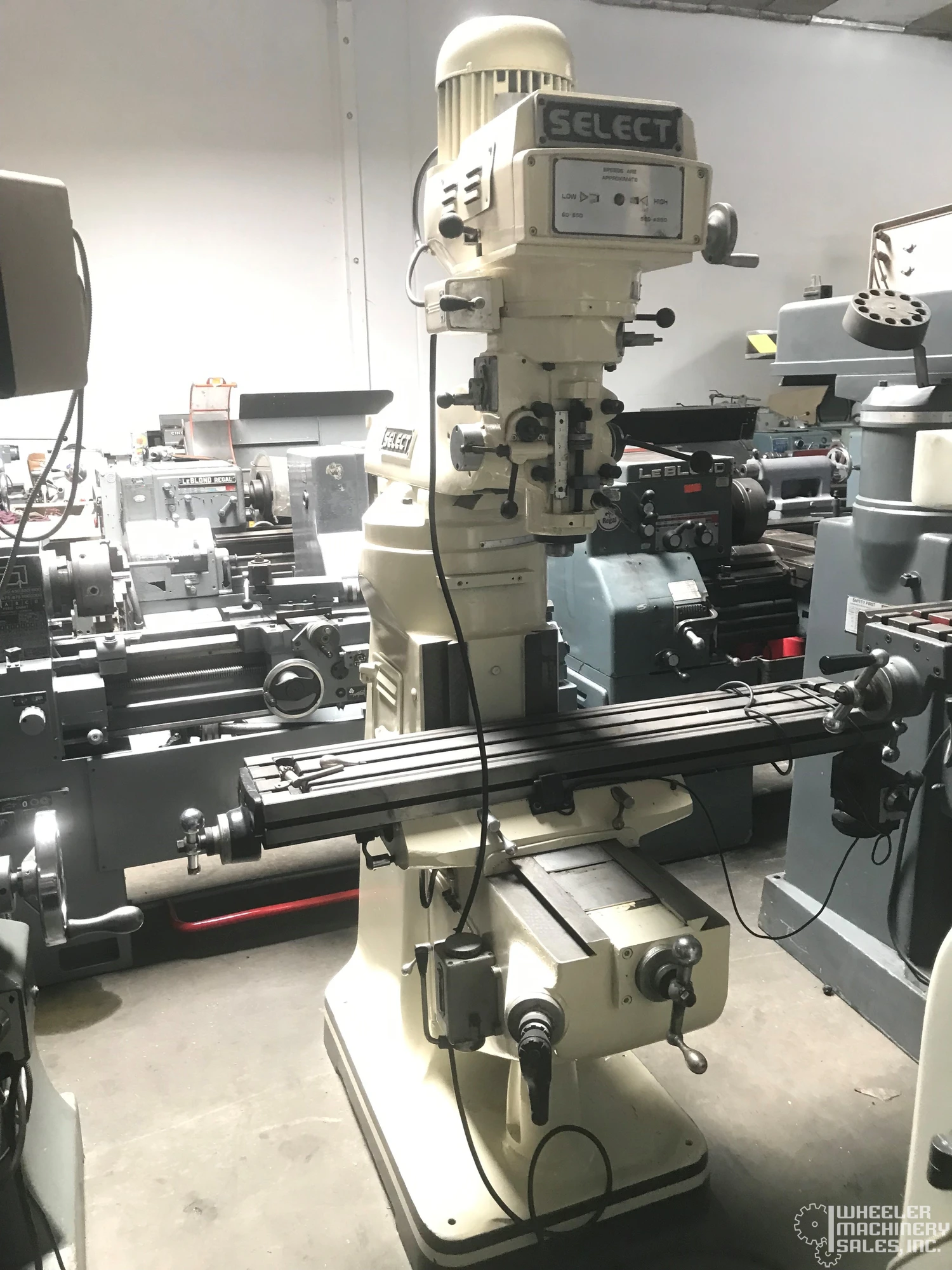 Used SELECT 1VB-VS MILLING MACHINES, VERTICAL 6443 | Wheeler Machinery ...