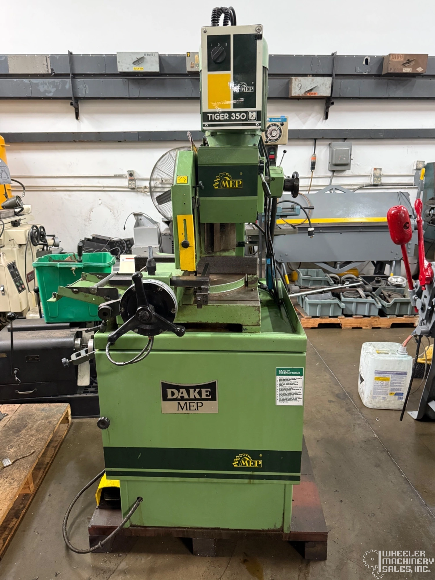 Used DAKE MEP TIGER 350 SAWS, COLD & CARBIDE 7597 | Wheeler Machinery Sales