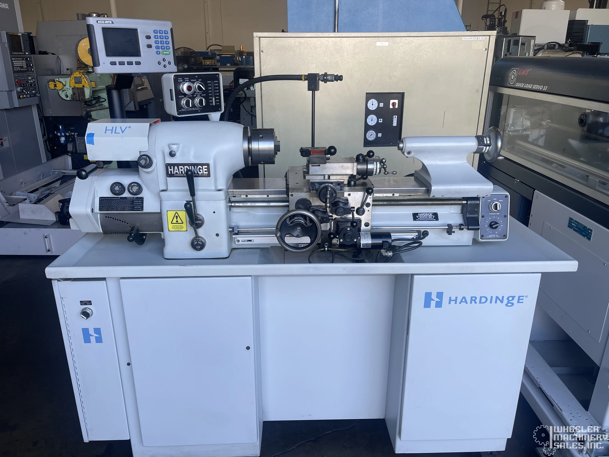 Used 2006 HARDINGE HLV-H-EM LATHES, PRECISION, JEWELERS, TOOLROOM, Etc ...