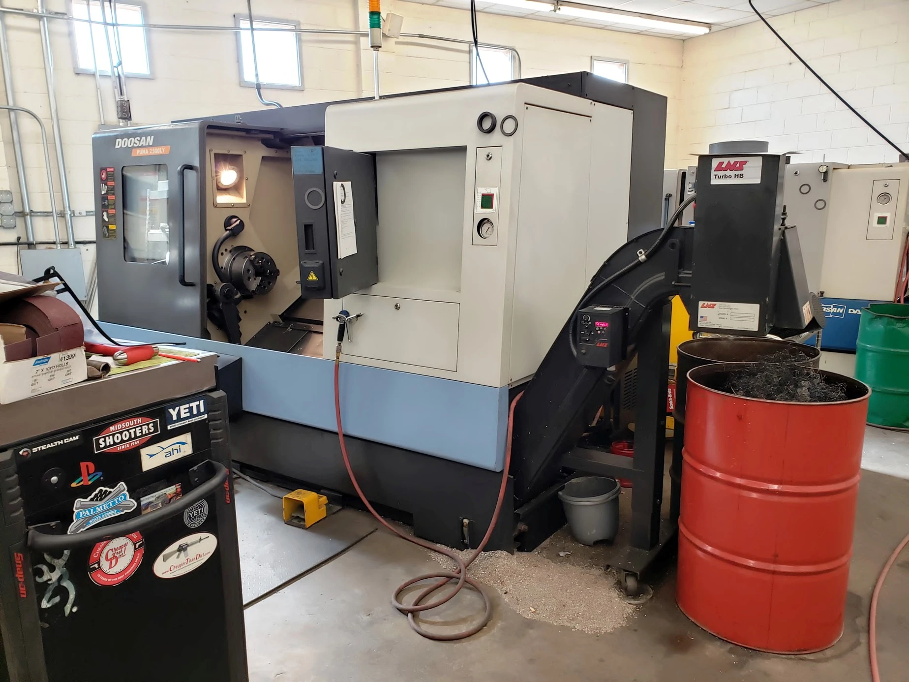 Used 2008 DOOSAN PUMA 2500Y Lathes CNC, Y-Axis / Multi Axis 8193 | USED CNC WAREHOUSE