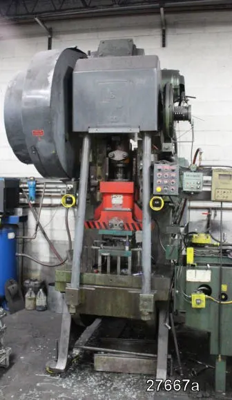USED 100 TON L & J O.B.I. PUNCH PRESS #27667 | Kempler Machinery