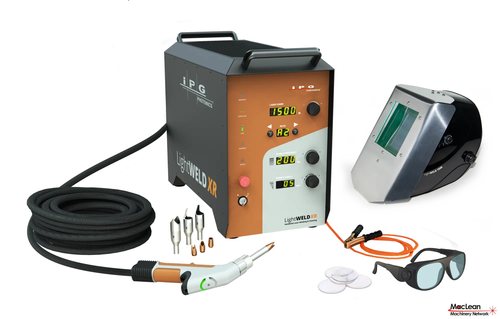 New IPG LightWELD 1500 XR LightWELD Systems | MacLean Machinery Network LLC