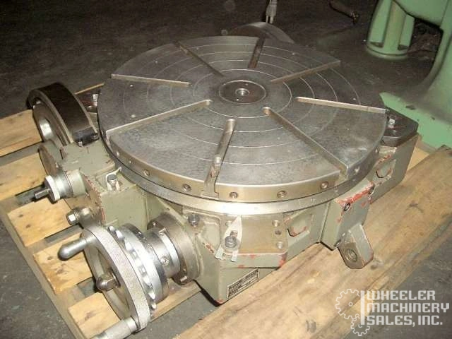 Used NIKKEN MANUAL TILTING ROTARY TABLE TABLES, ROTARY 4146 | Wheeler ...