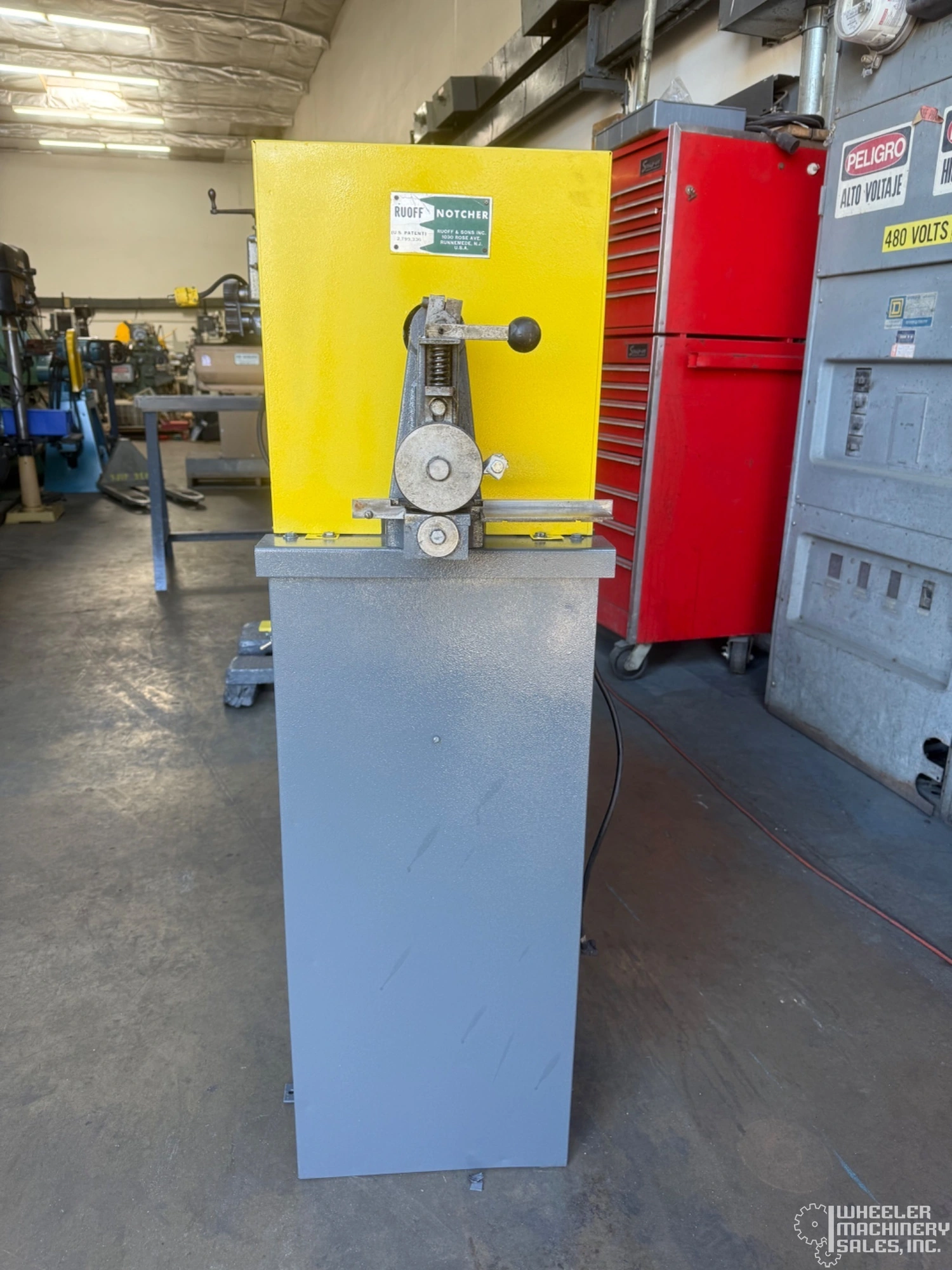 Used RUOFF V-NOTCH NOTCHING MACHINES 7496 | Wheeler Machinery Sales