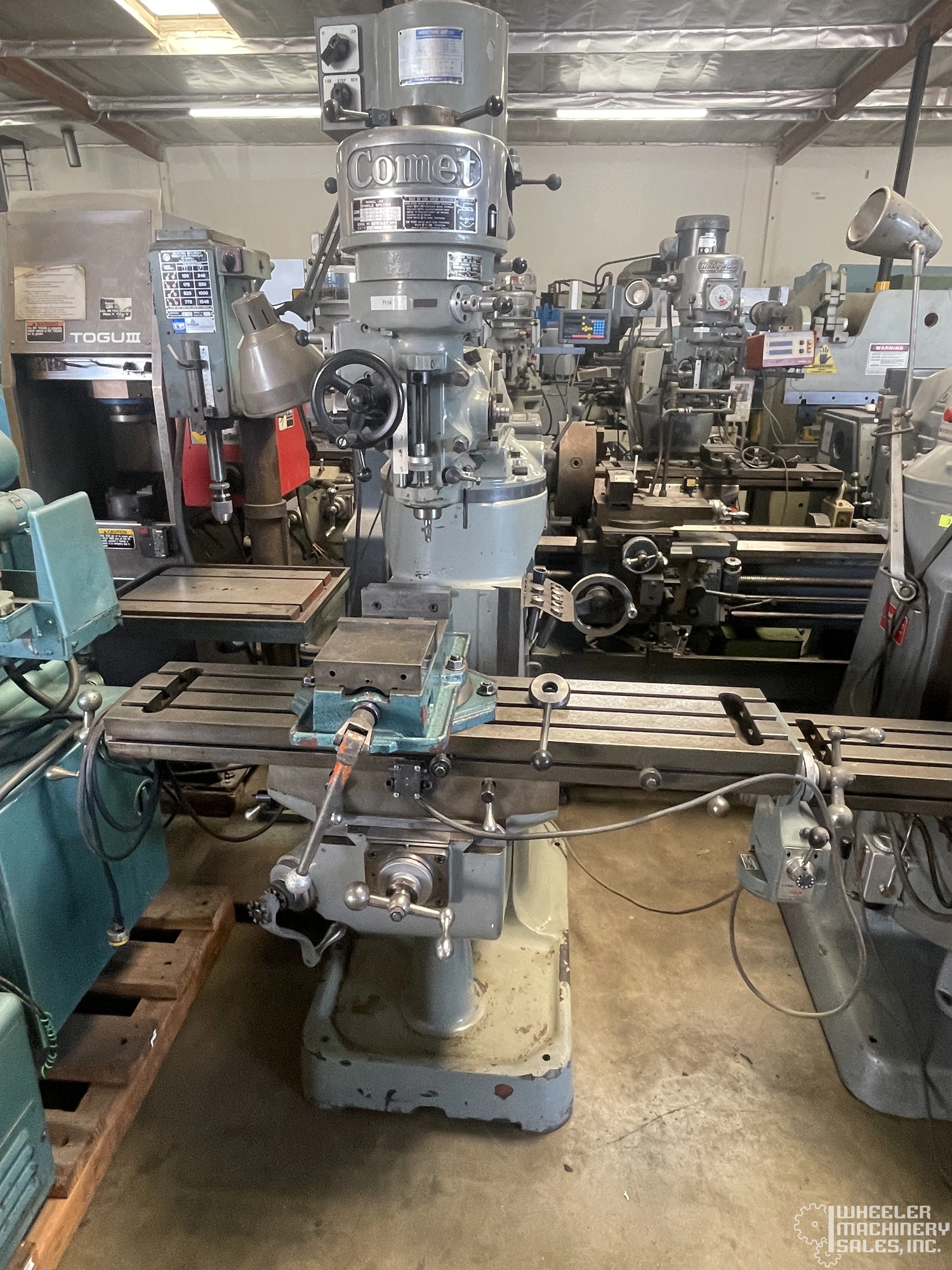 Used COMET 2S MILLING MACHINES, VERTICAL 7114 | Wheeler Machinery Sales