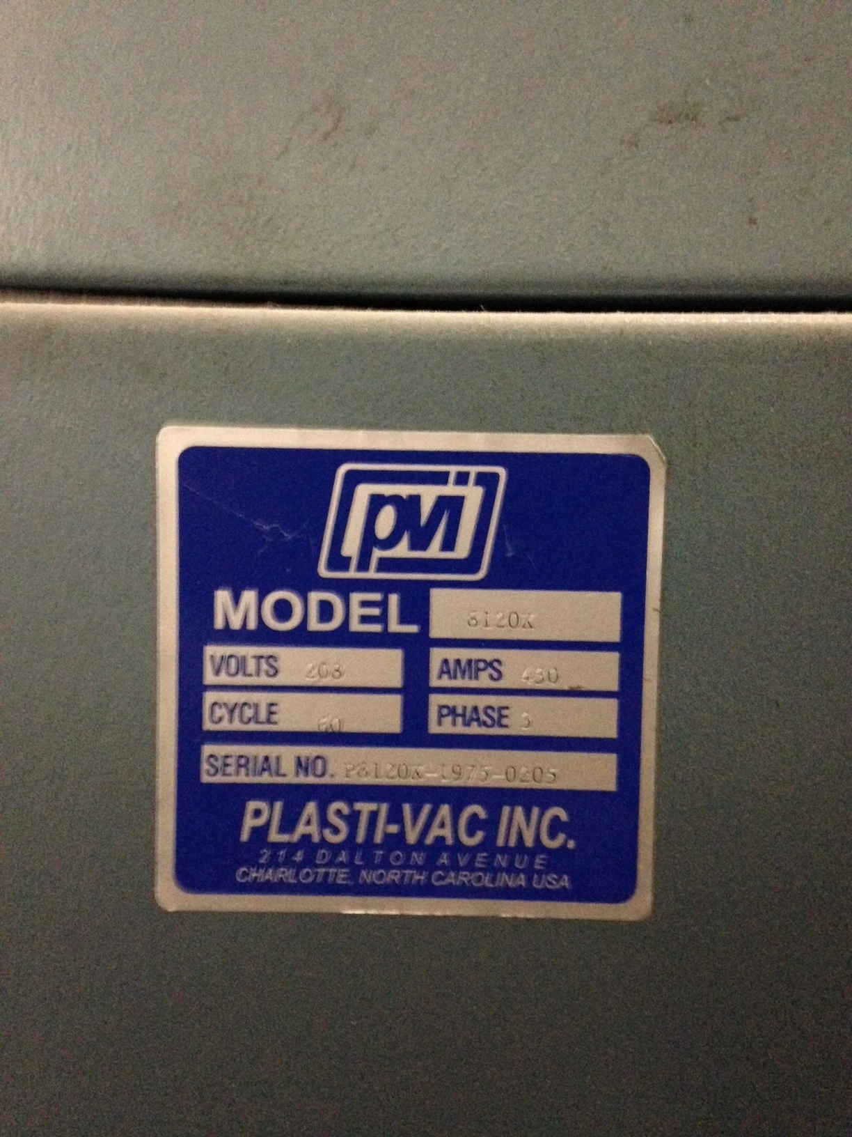 Used 2005 PLASTI-VAC (PVI) 8120x Single Station Thermoformers 203019 ...