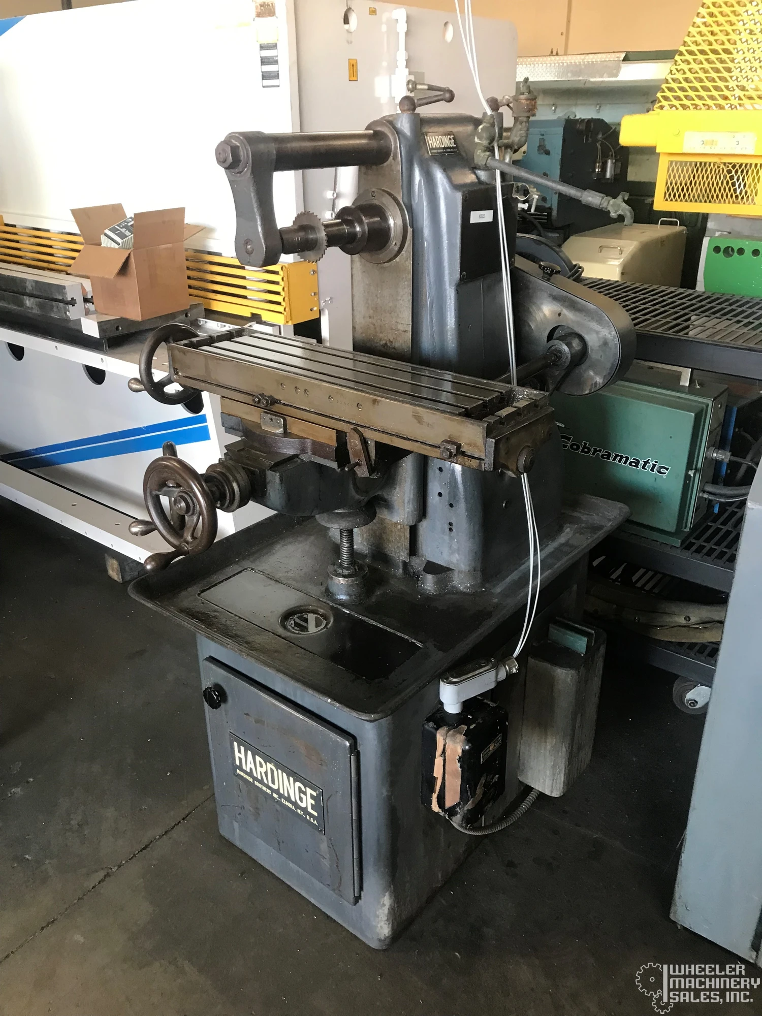 Used HARDINGE UM MILLING MACHINES, HORIZONTAL 6322 | Wheeler Machinery ...