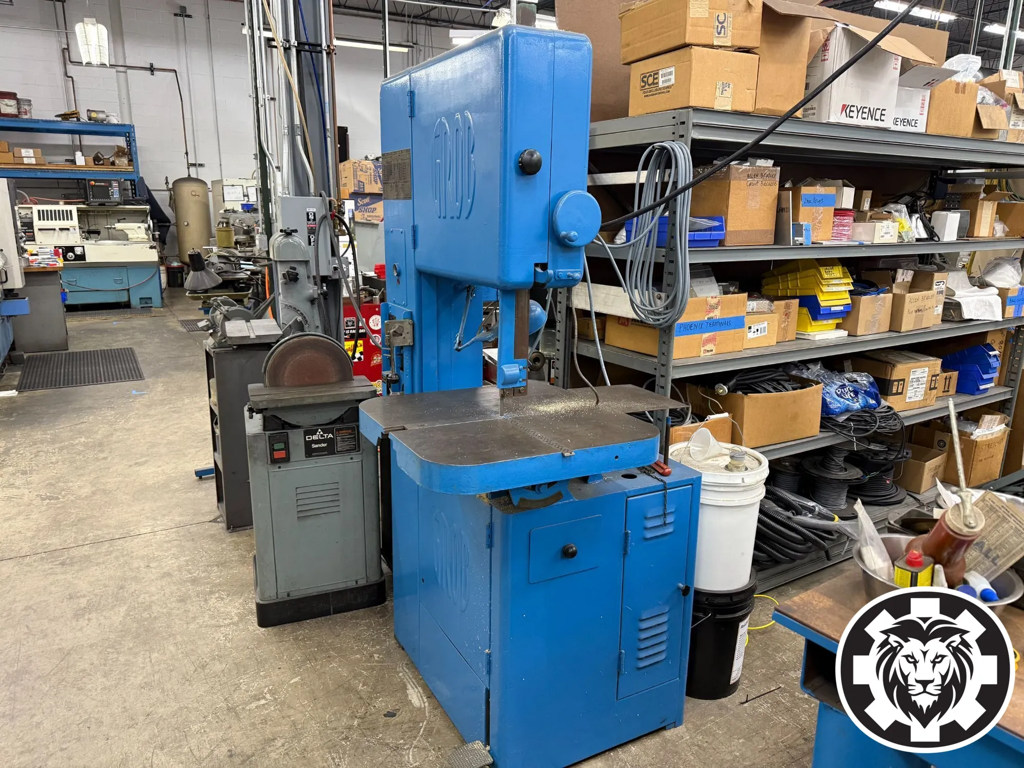 Used GROB NS-18 Vertical Band Saws For Sale 170 | Lion Machinery