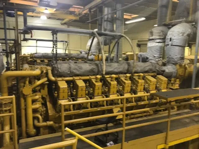 Caterpillar 3616 4100HP 900RPM Landfill Gas Engines | Power Generation ...