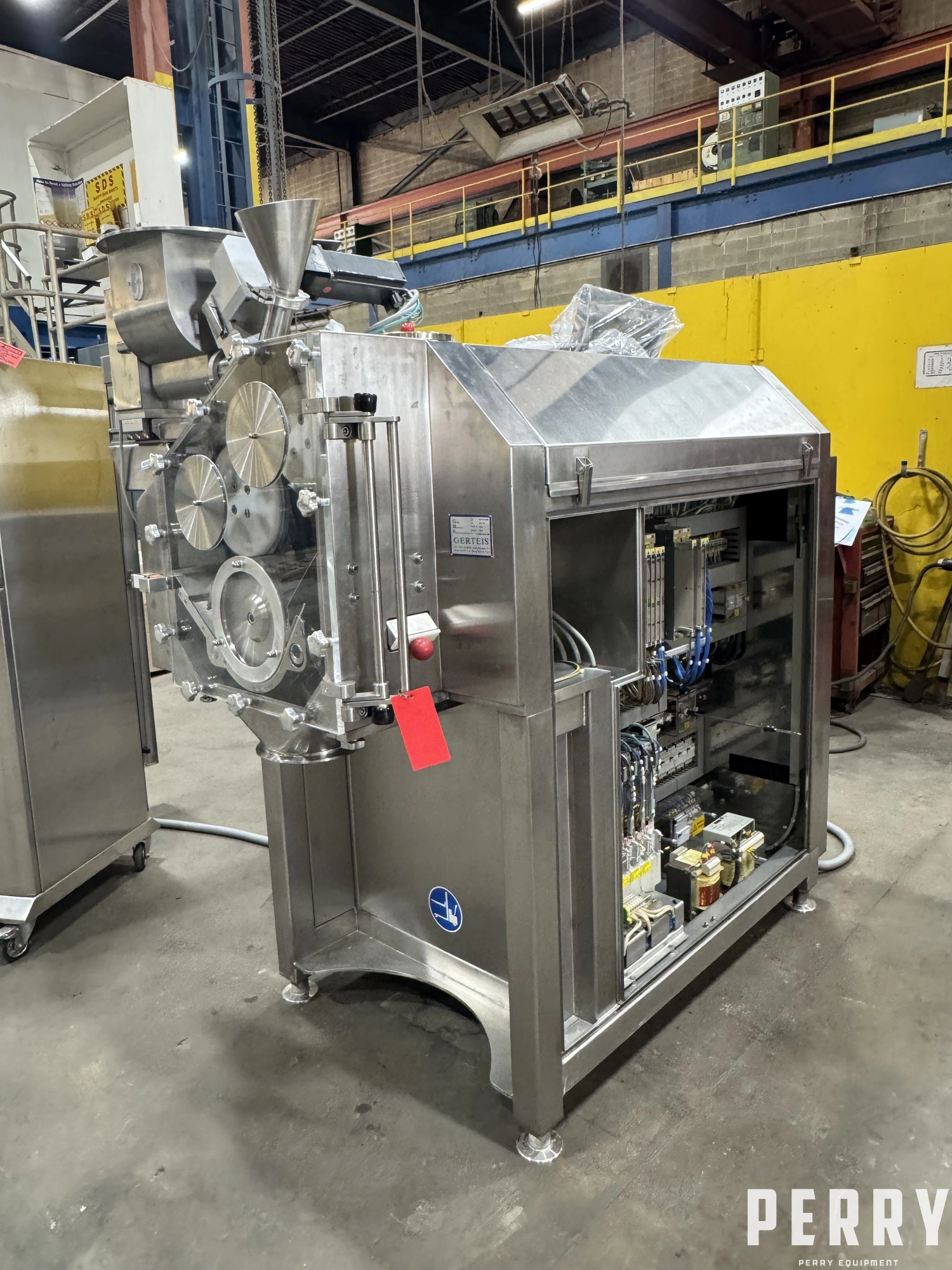 Used GERTEIS GMP3W-POLYGRANMACROPACTOR250/100/3 Compactor Densifier ...