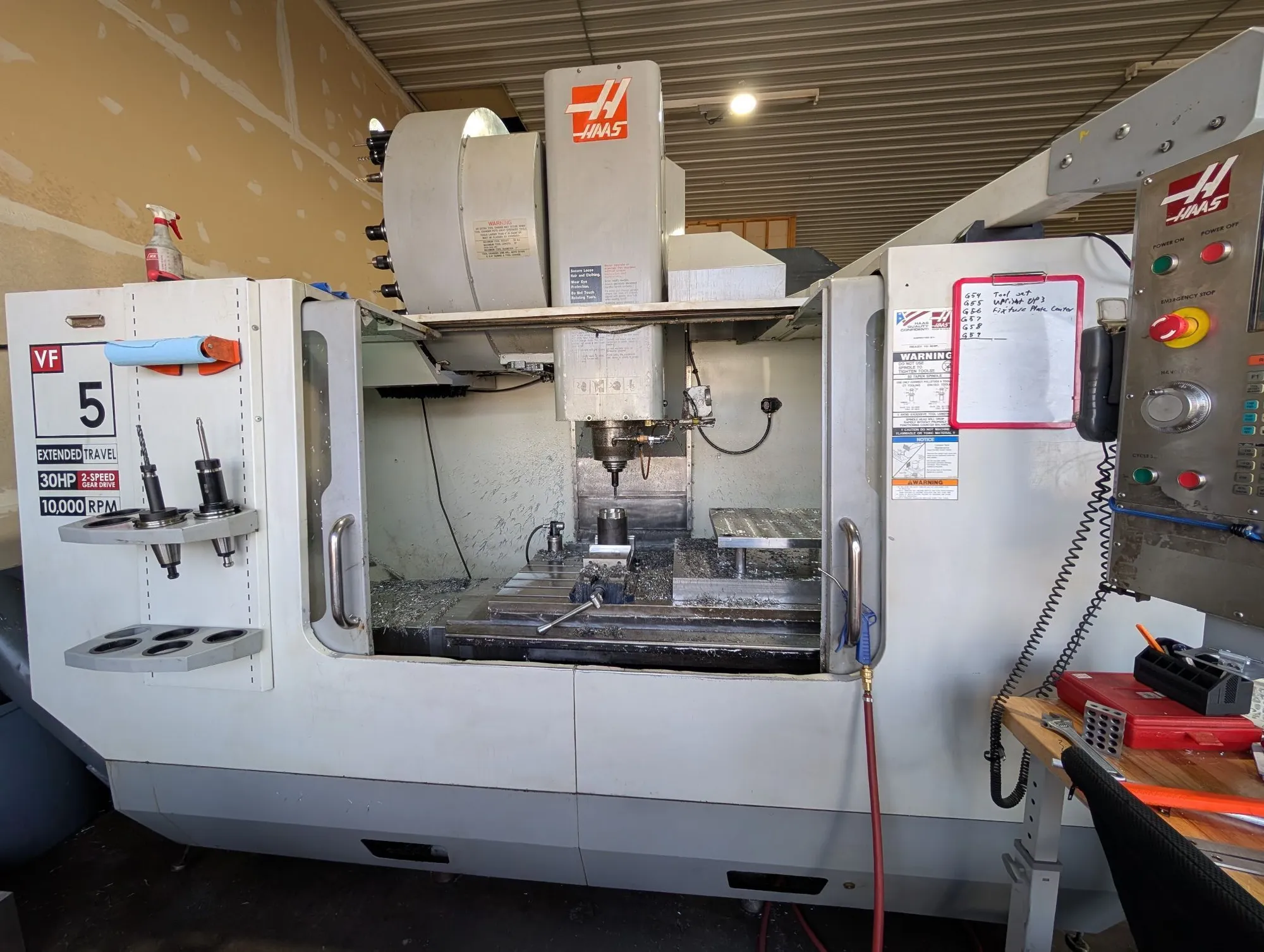 Used 2007 HAAS VF-5/50XT CNC Vertical Machining Centers 9587 ...