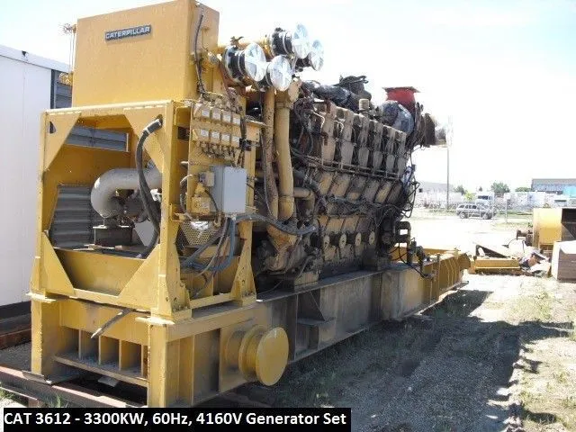 Caterpillar 3612 - 3300 Kw Diesel Generator | Power Generation Enterprises