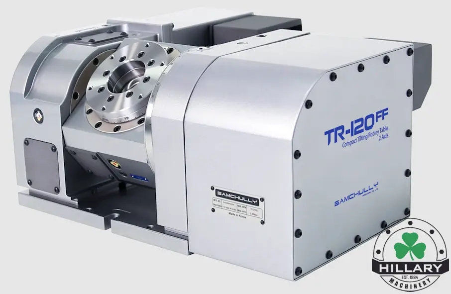 SAMCHULLY TR-120 4th & 5th Axis Tilt Rotary Table | Hillary Machinery
