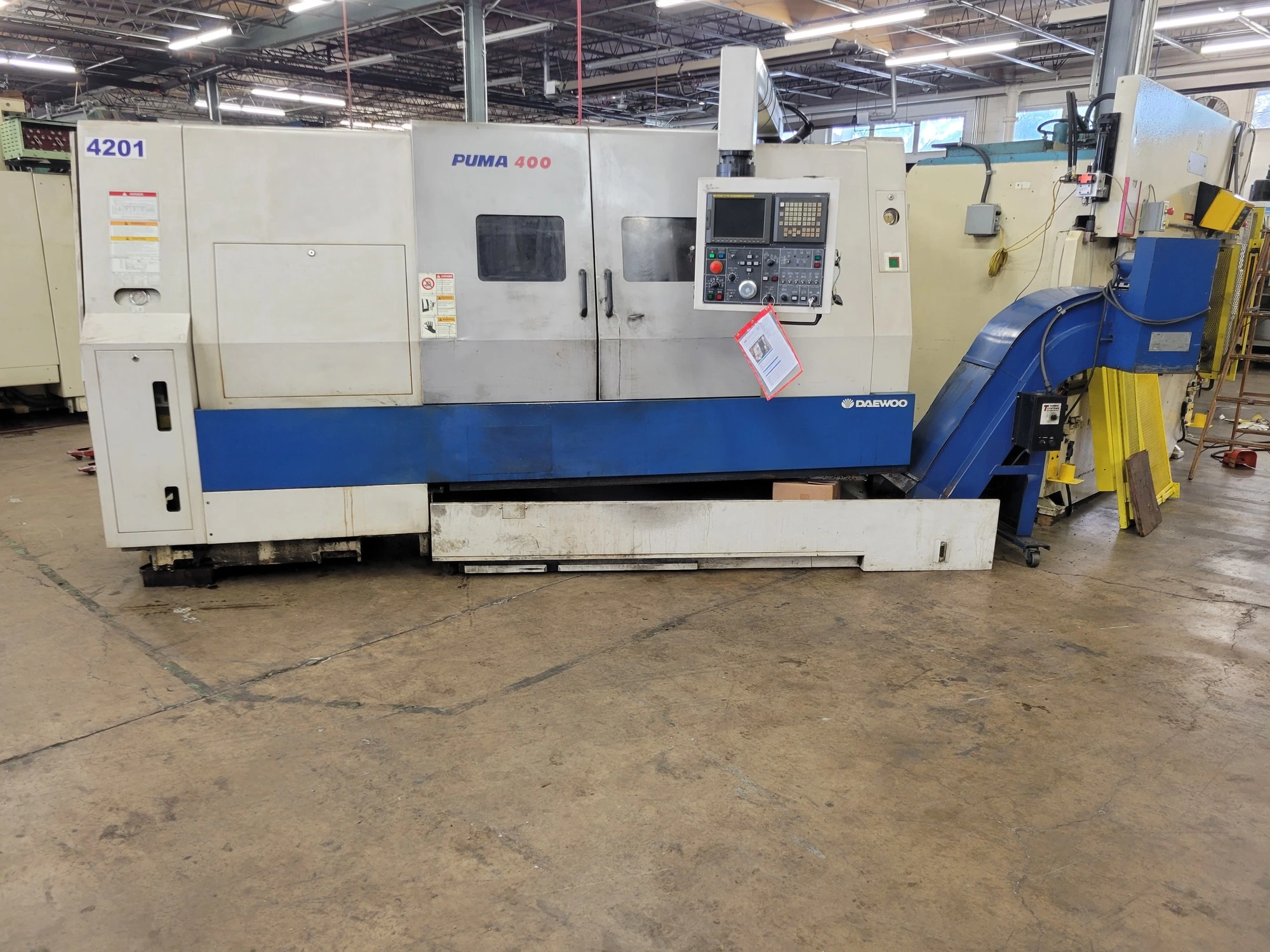 Used 2002 DAEWOO PUMA 400B CNC Lathes 8996 | Silverlight CNC, Inc