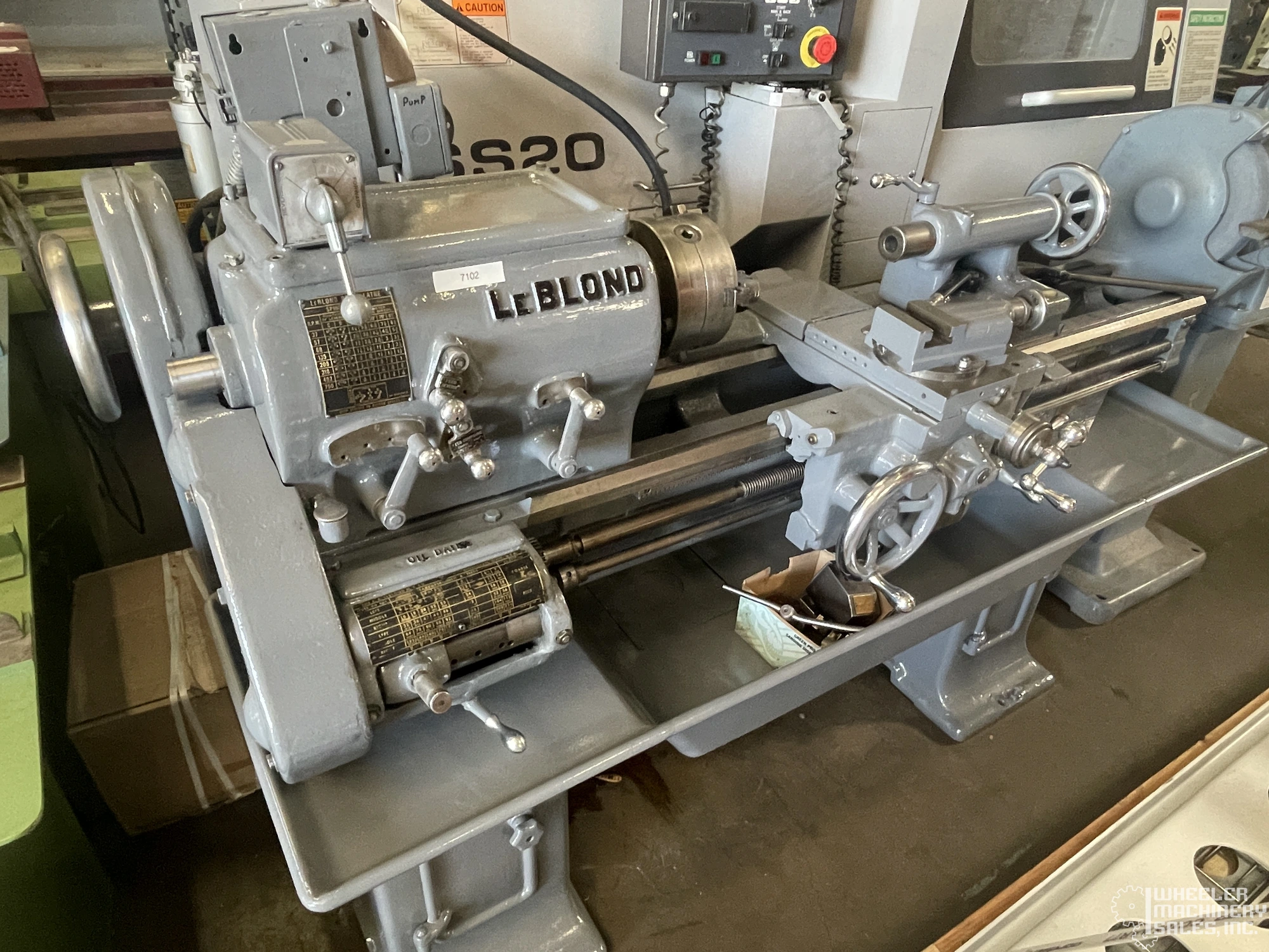Used LEBLOND 13 REGAL LATHES, ENGINE 7102 | Wheeler Machinery Sales