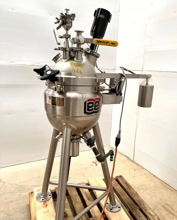 2 Gallon LEE Sanitary Jacketed Reactor with Mixer | EcReCon Inc