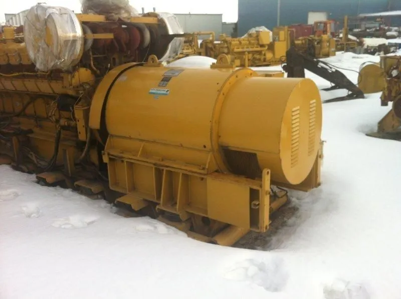 Item# A8156 - KATO 1000KW, 4160V Brushless AC Generator Ends (2 ...