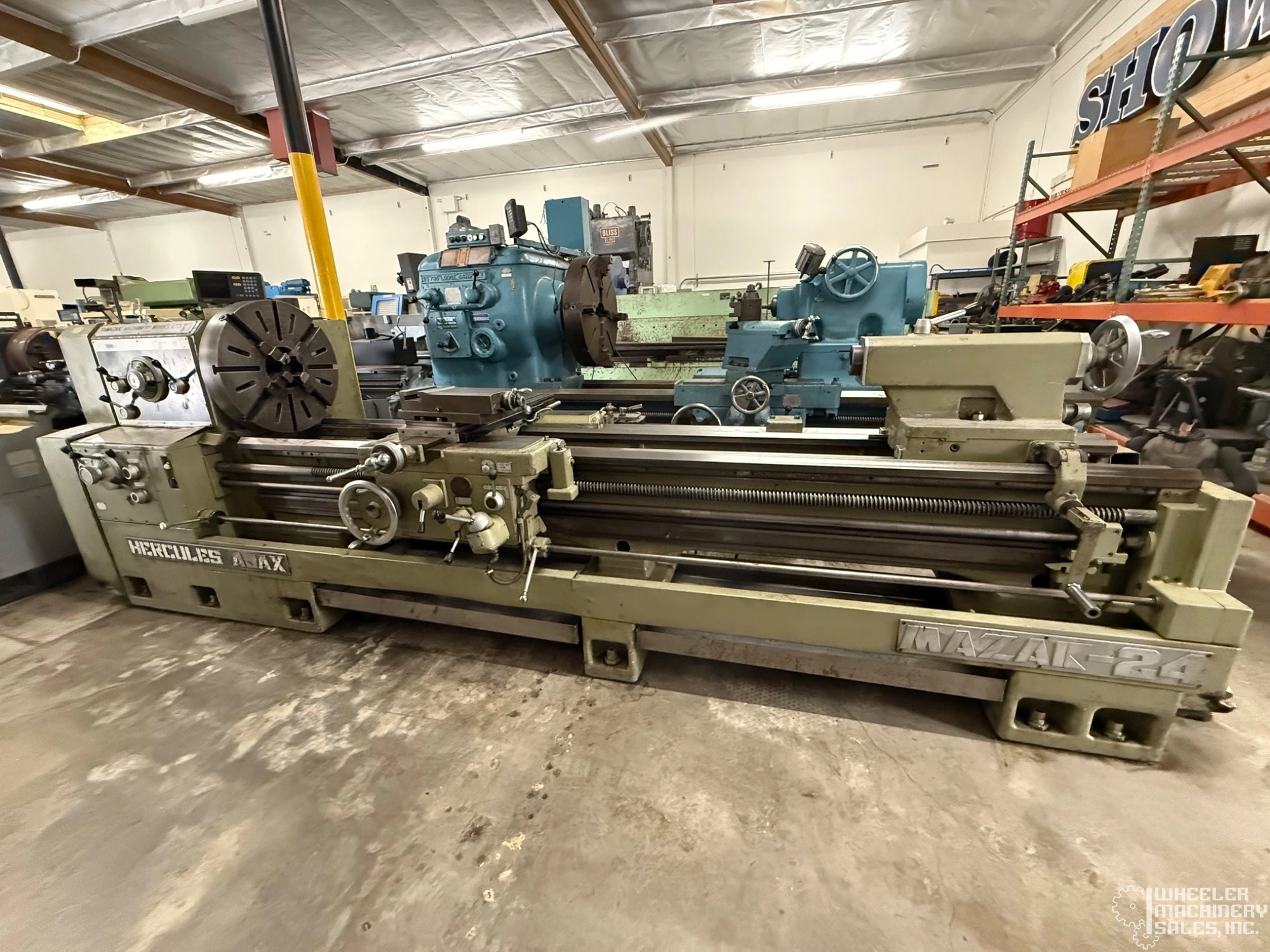 Used HERCULES AJAX 24 LATHES, ENGINE 7553 | Wheeler Machinery Sales