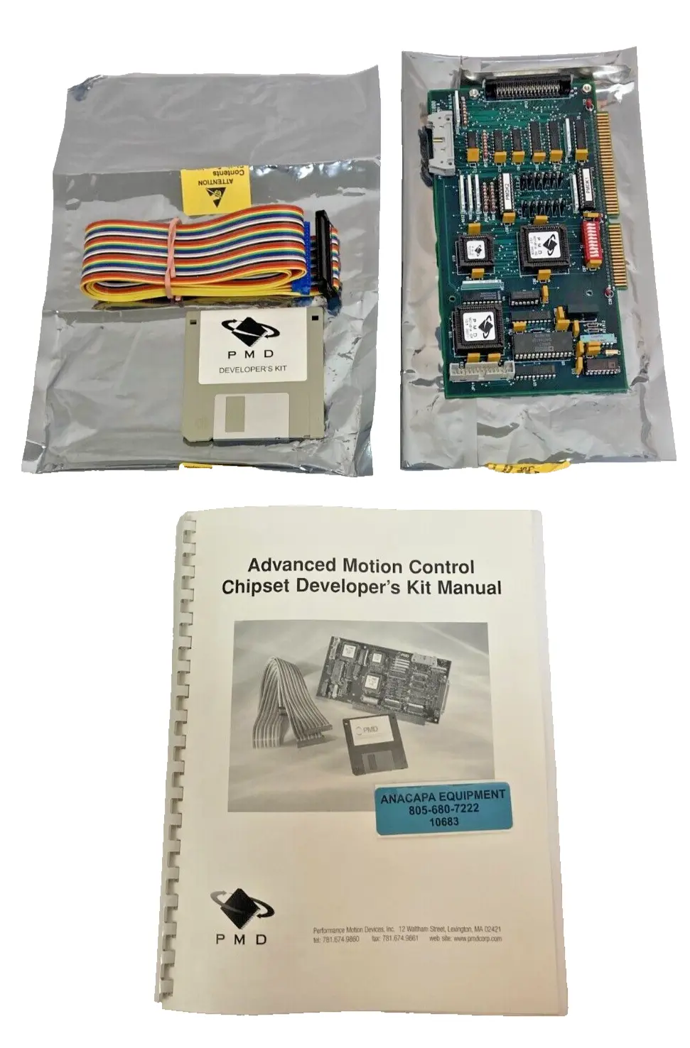 Advanced Motion Control Chipset Developer's Kit DB1000 PCB, Floppy Disk ...
