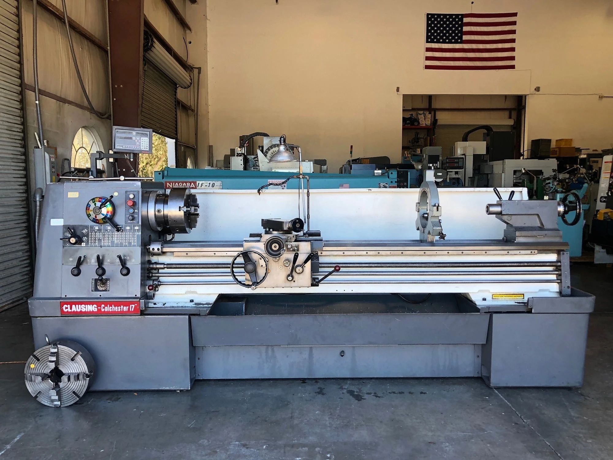 Used CLAUSING COLCHESTER 17” x 80”cc Engine Lathes 5404 | GMT