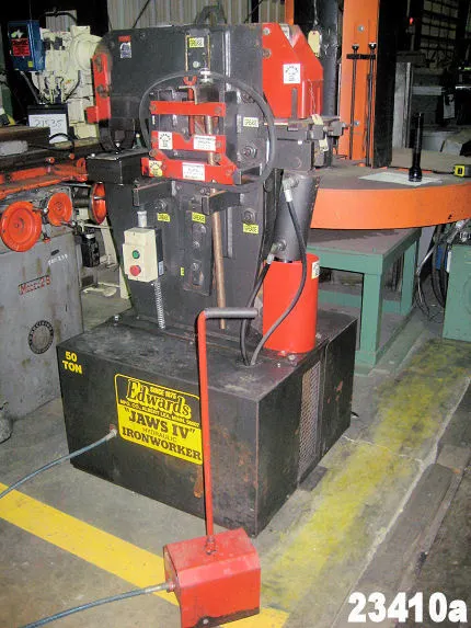 Used EDWARDS JAWS IV Ironworkers 23410 | Kempler Industries
